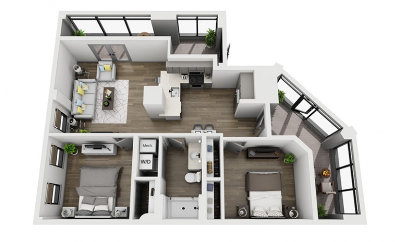 Available studio, one & two bedroom apartments in Milwaukee, WI ...